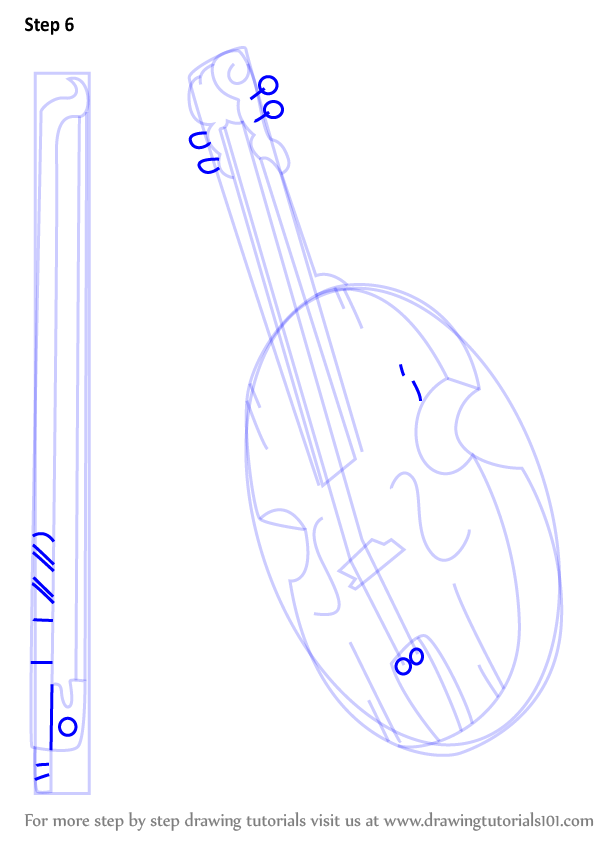 How to Draw Jake's Viola from Adventure Time (Adventure Time) Step by ...