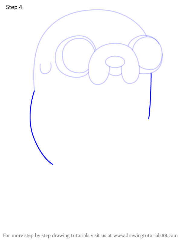 How to Draw Jake, Sr. from Adventure Time (Adventure Time) Step by Step ...
