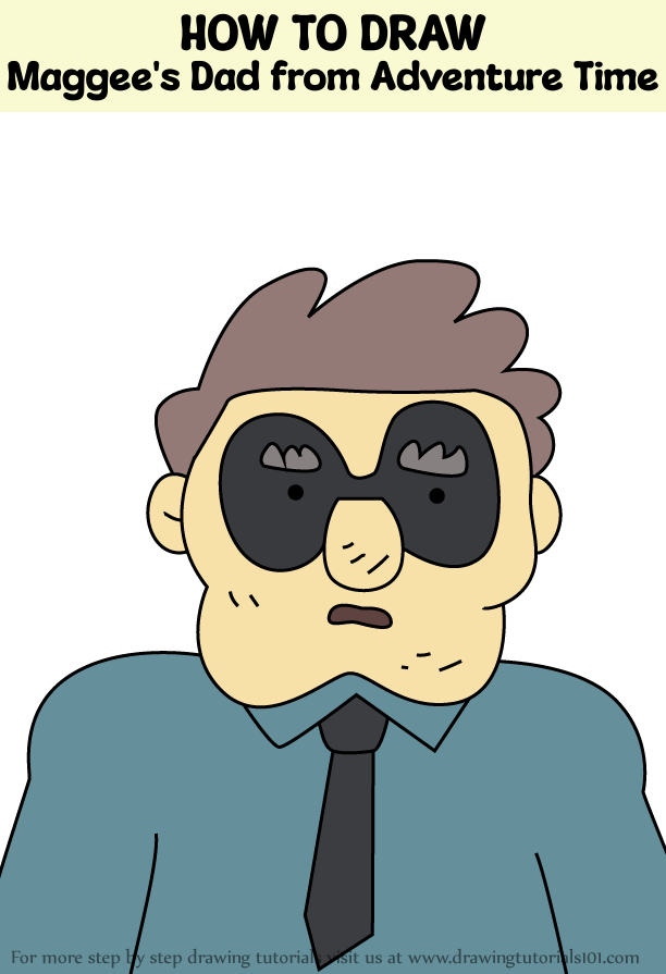 How to Draw Maggee's Dad from Adventure Time (Adventure Time) Step by ...