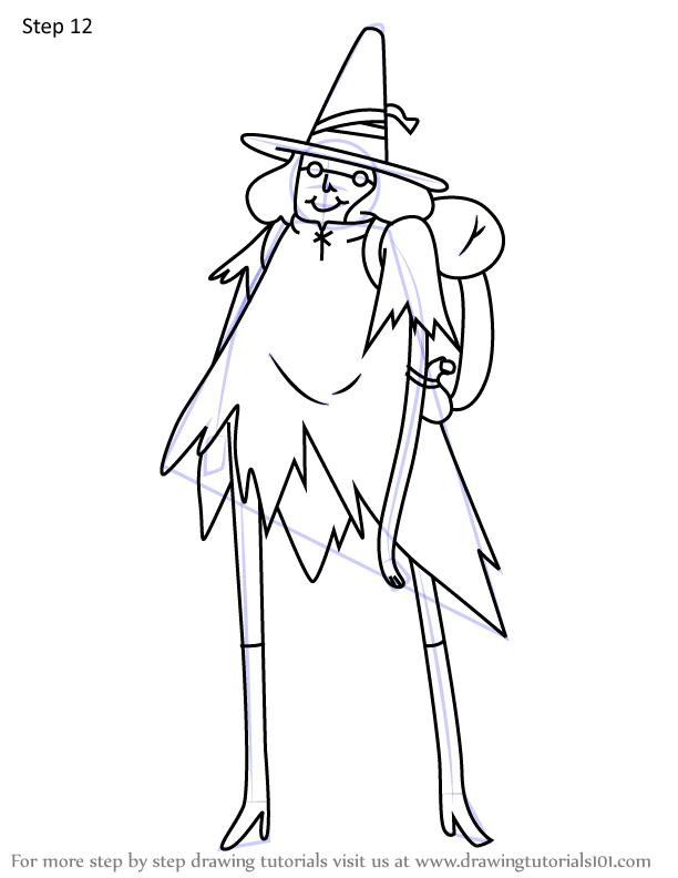 How to Draw Magic Woman from Adventure Time (Adventure Time) Step by ...