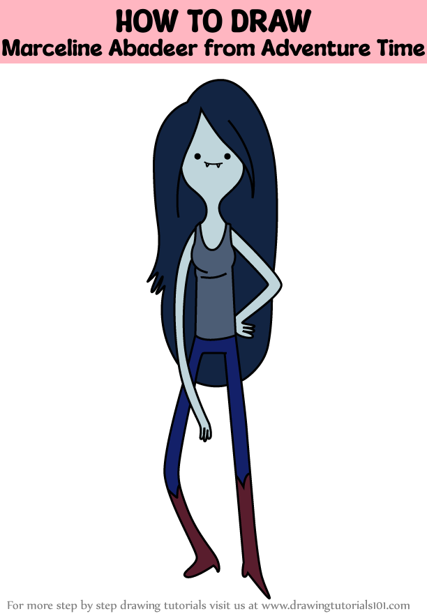 How to Draw Marceline Abadeer from Adventure Time (Adventure Time) Step by Step ...