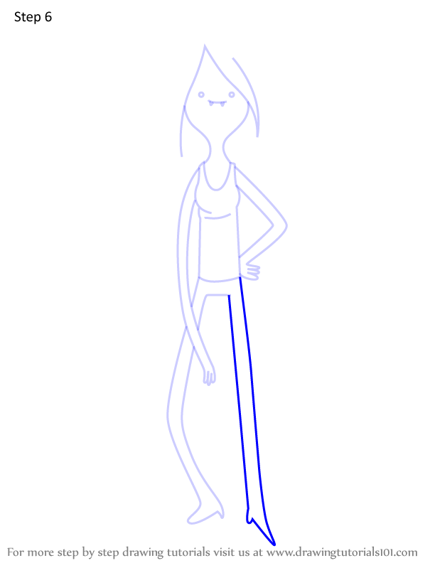 How to Draw Marceline Abadeer from Adventure Time (Adventure Time) Step ...
