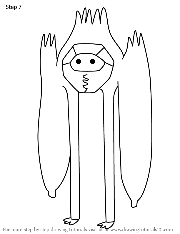 How to Draw Mother Alien from Adventure Time (Adventure Time) Step by ...