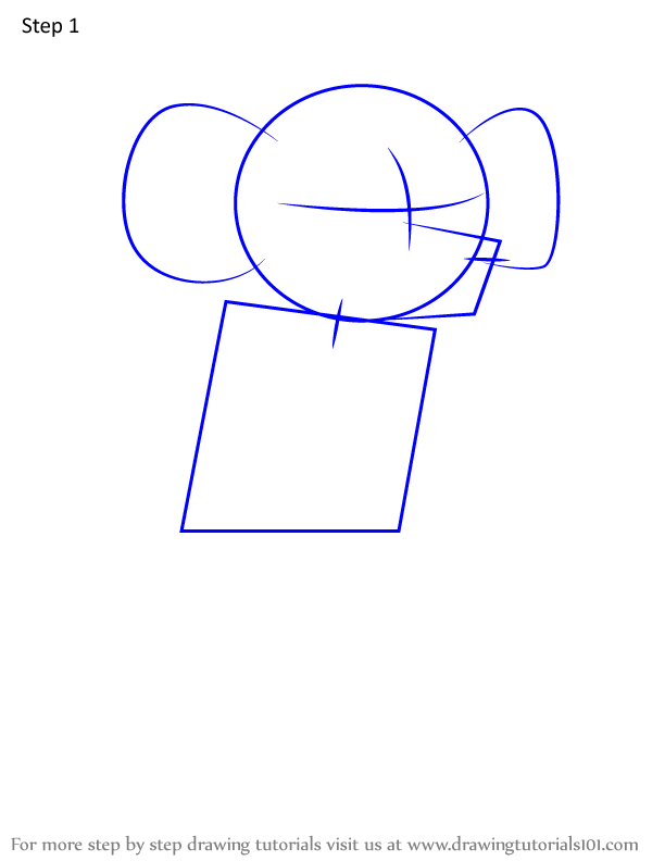 How to Draw Mouse Thief from Adventure Time (Adventure Time) Step by ...