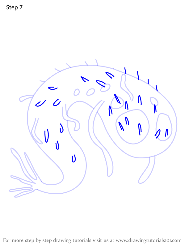How to Draw Ng'Zot Aa from Adventure Time (Adventure Time) Step by Step ...