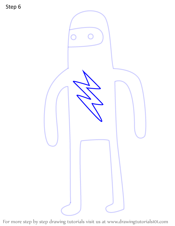 How to Draw Ninjas from Adventure Time (Adventure Time) Step by Step ...