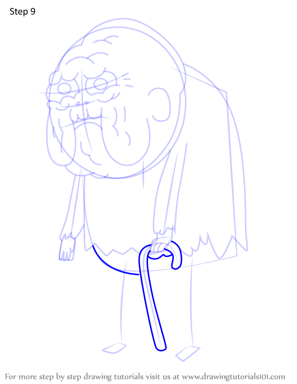 How to Draw Old Man Henchman from Adventure Time (Adventure Time) Step ...