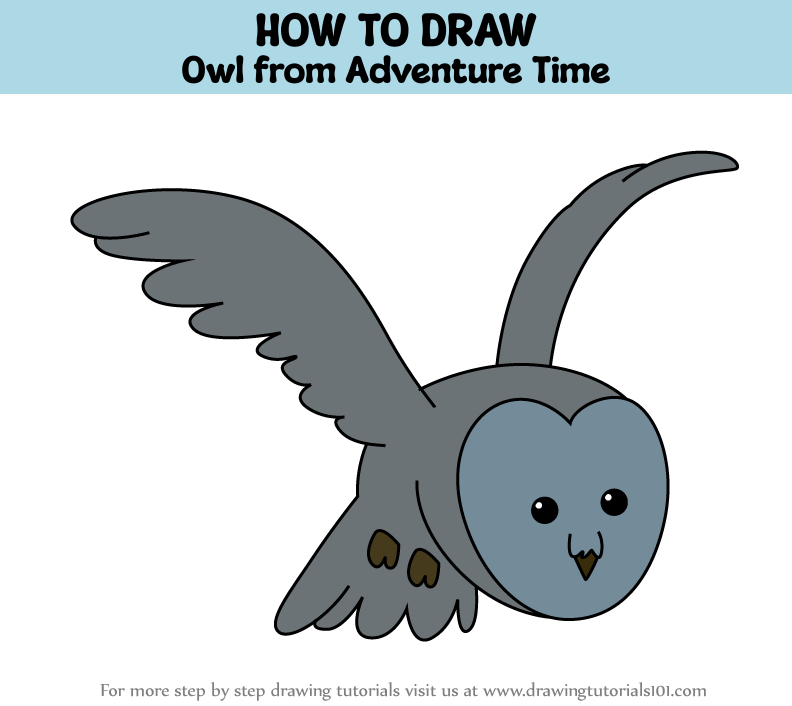 How to Draw Owl from Adventure Time (Adventure Time) Step by Step ...