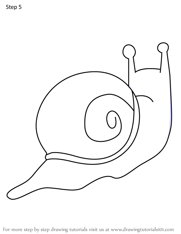 How to Draw Party Snail from Adventure Time (Adventure Time) Step by ...