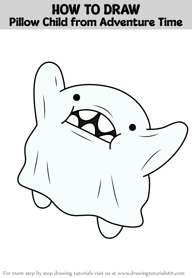 How to Draw Pillow Child from Adventure Time (Adventure Time) Step by ...