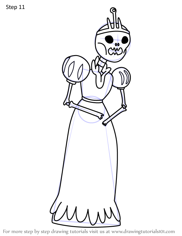 How to Draw Princess Beautiful from Adventure Time (Adventure Time ...