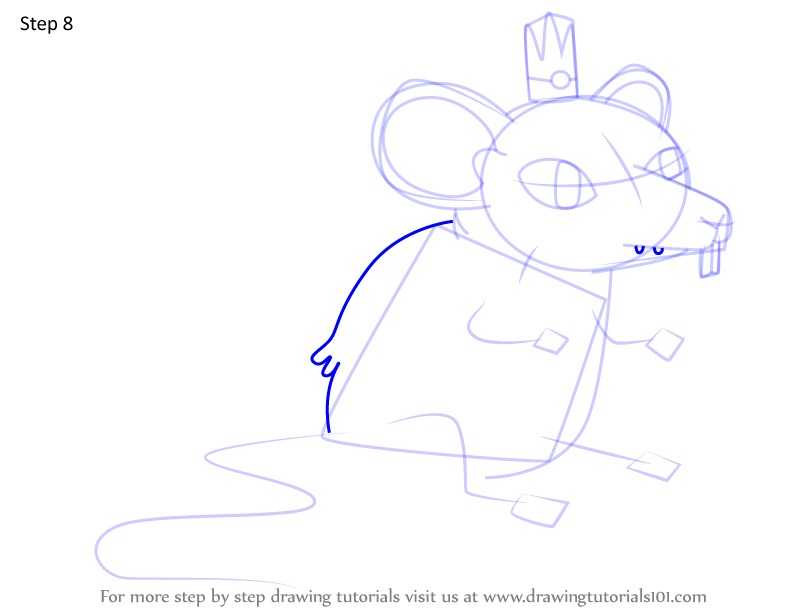 How To Draw A Rat Cartoon