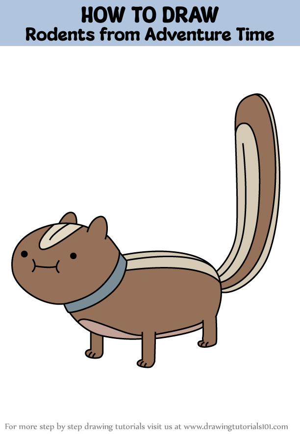 How to Draw Rodents from Adventure Time (Adventure Time) Step by Step ...