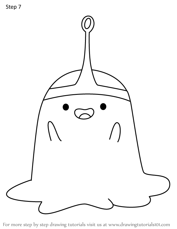 How to Draw Slime Princess from Adventure Time (Adventure Time) Step by ...