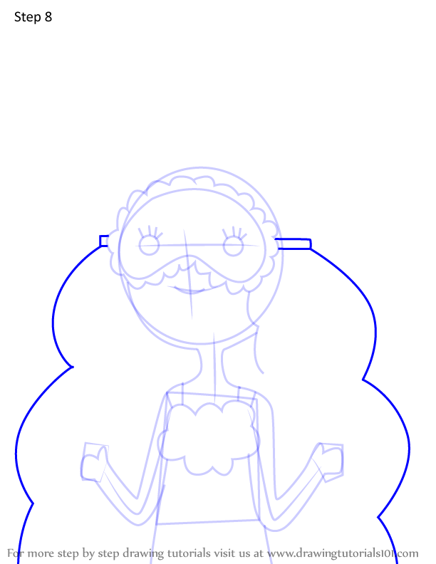 How to Draw Slumber Princess from Adventure Time (Adventure Time) Step ...