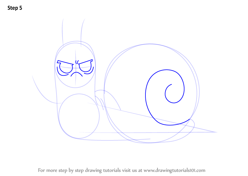 How to Draw Snail from Adventure Time (Adventure Time) Step by Step ...