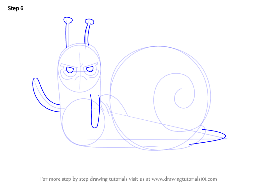 How to Draw Snail from Adventure Time (Adventure Time) Step by Step ...