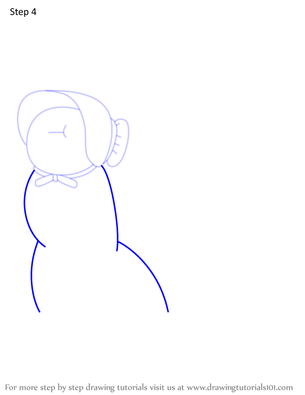 How to Draw Snail Lady 2 from Adventure Time (Adventure Time) Step by ...