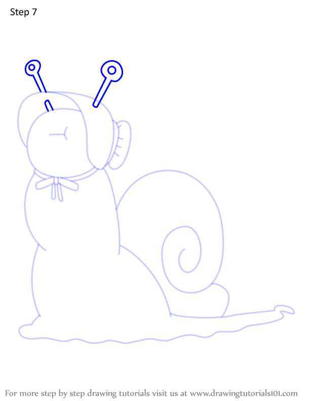 How to Draw Snail Lady 2 from Adventure Time (Adventure Time) Step by ...