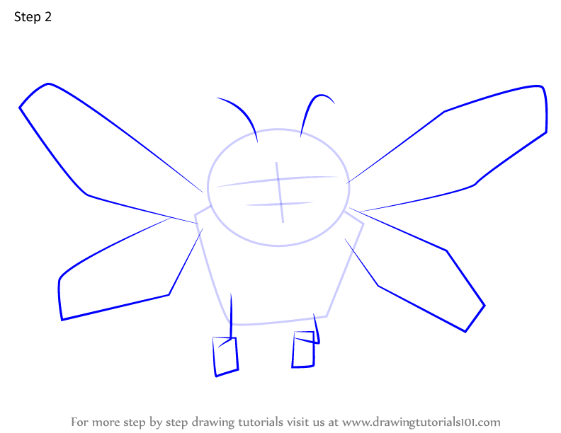 How to Draw Space Moth from Adventure Time (Adventure Time) Step by ...