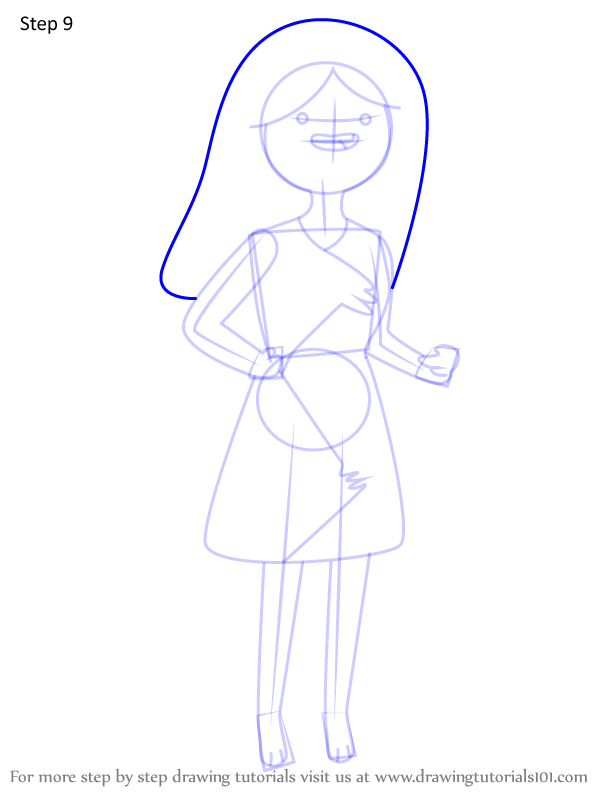 How to Draw Sparkle's mother from Adventure Time (Adventure Time) Step ...
