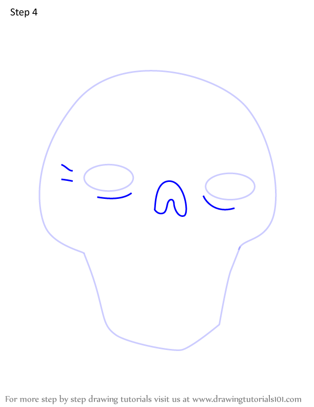How to Draw Talking Skull from Adventure Time (Adventure Time) Step by ...