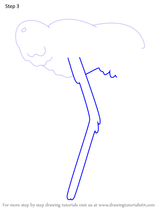 How to Draw The Dead One from Adventure Time (Adventure Time) Step by ...