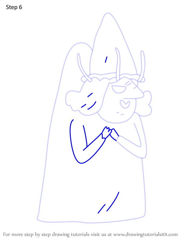 How to Draw The Wish Witch from Adventure Time (Adventure Time) Step by ...