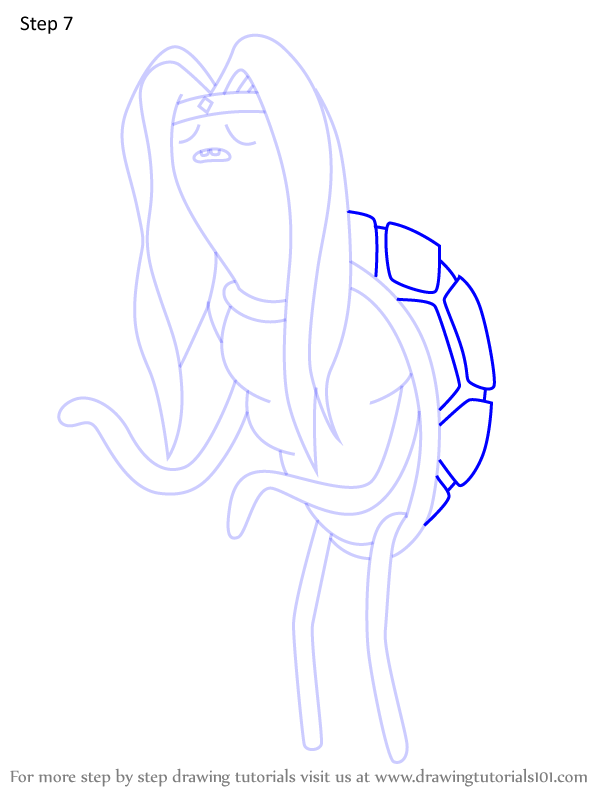 How to Draw Turtle Prince from Adventure Time (Adventure Time) Step by ...