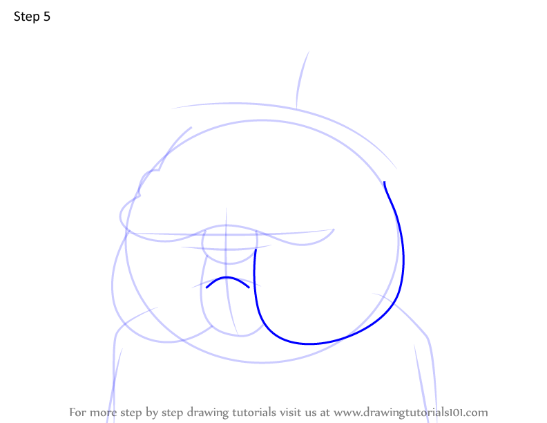 How to Draw Uncle Donald from Adventure Time (Adventure Time) Step by ...