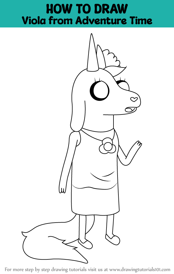 How to Draw Viola from Adventure Time (Adventure Time) Step by Step ...