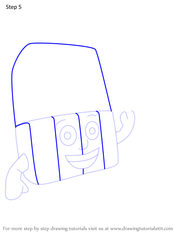 How to Draw E from Alphablocks (Alphablocks) Step by Step | DrawingTutorials101.com