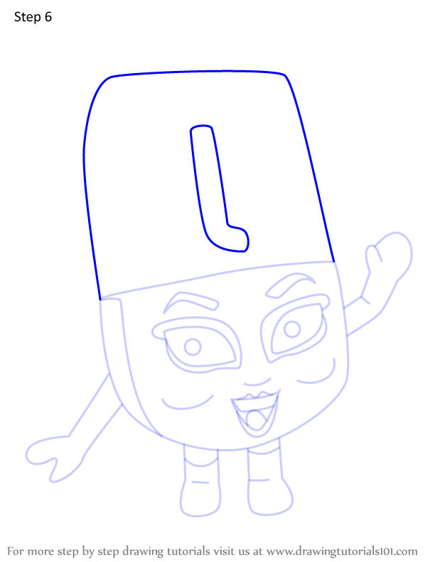 How to Draw L from Alphablocks (Alphablocks) Step by Step | DrawingTutorials101.com