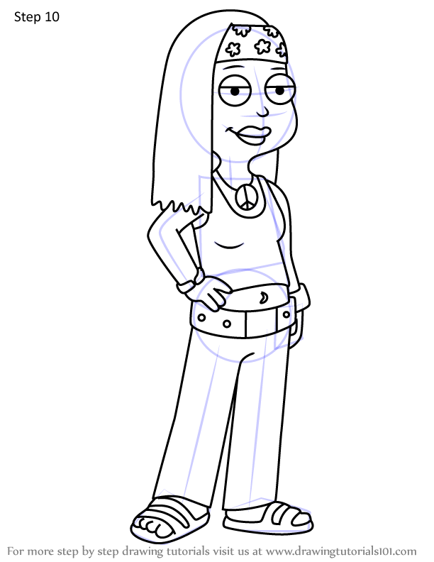 How to Draw Hayley Smith from American Dad (American Dad) Step by Step ...