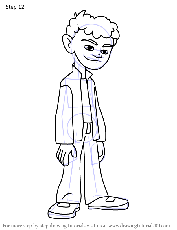 How to Draw Fred Nerk from American Dragon Jake Long (American Dragon ...