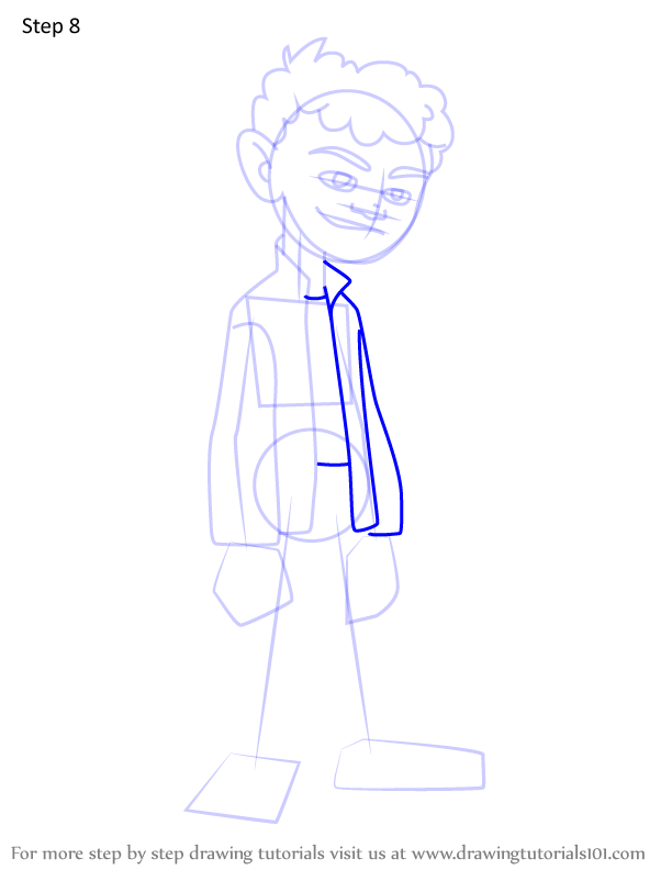 How to Draw Fred Nerk from American Dragon Jake Long (American Dragon ...