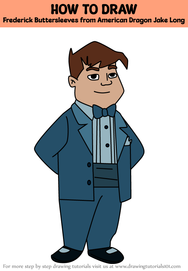 How to Draw Frederick Buttersleeves from American Dragon Jake Long ...