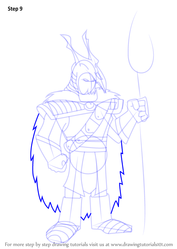 Step by Step How to Draw The Huntsman from American - Dragon Jake Long ...