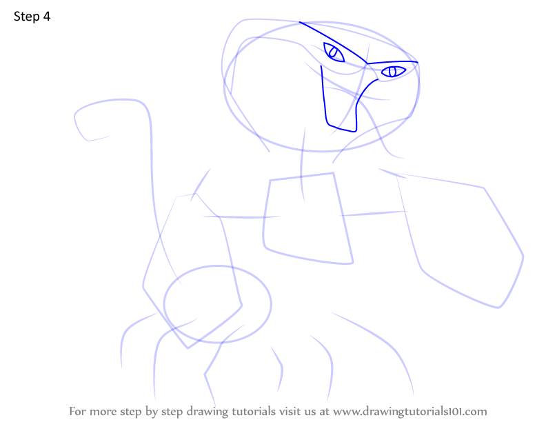 How to Draw The Krylock Demon from American Dragon Jake Long (American ...