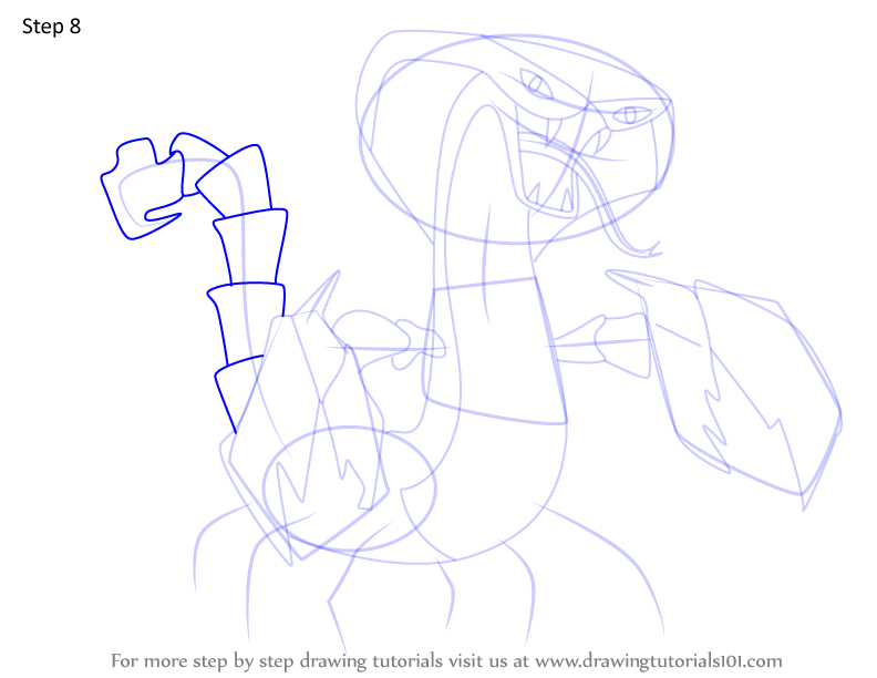 How to Draw The Krylock Demon from American Dragon Jake Long (American ...