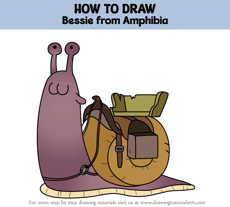 How to Draw Bessie from Amphibia (Amphibia) Step by Step ...