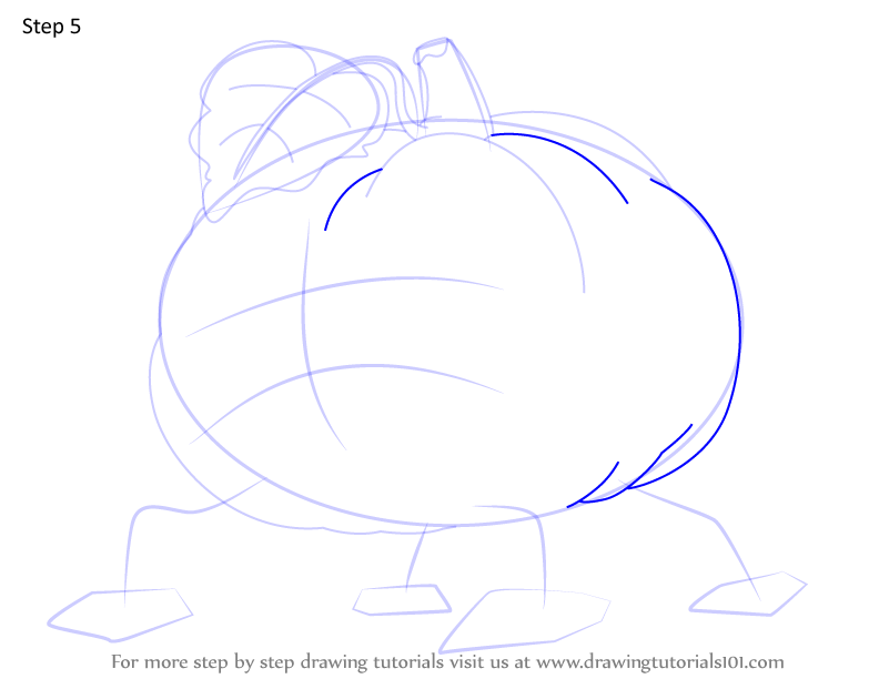 How to Draw Giant Mutated Pumpkin from Amphibia (Amphibia) Step by Step ...