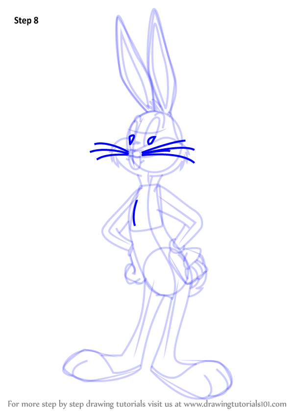 How to Draw Bugs Bunny from Animaniacs (Animaniacs) Step by Step ...