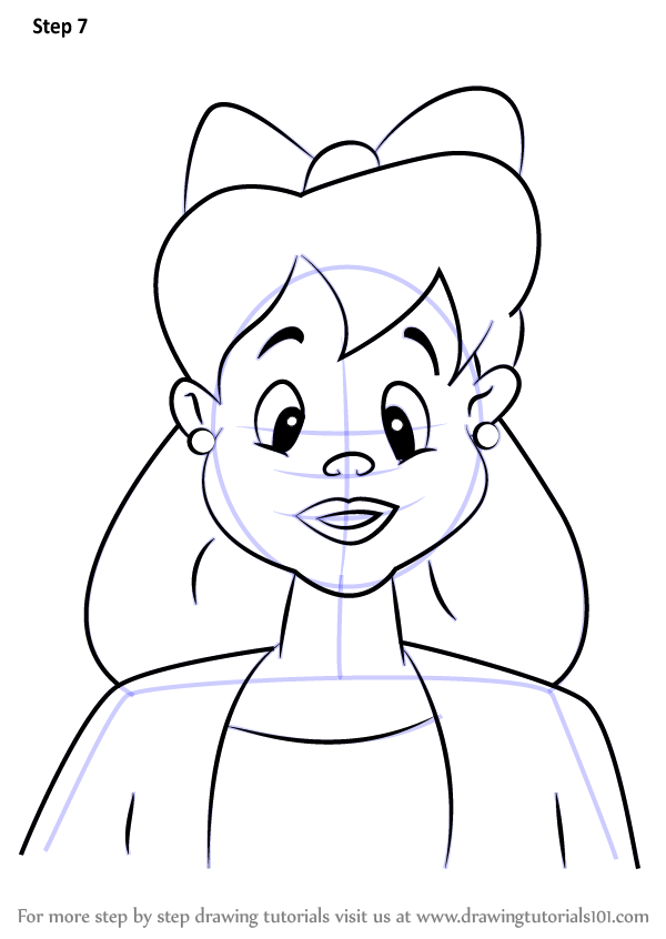 How to Draw Mary Hartless from Animaniacs (Animaniacs) Step by Step ...