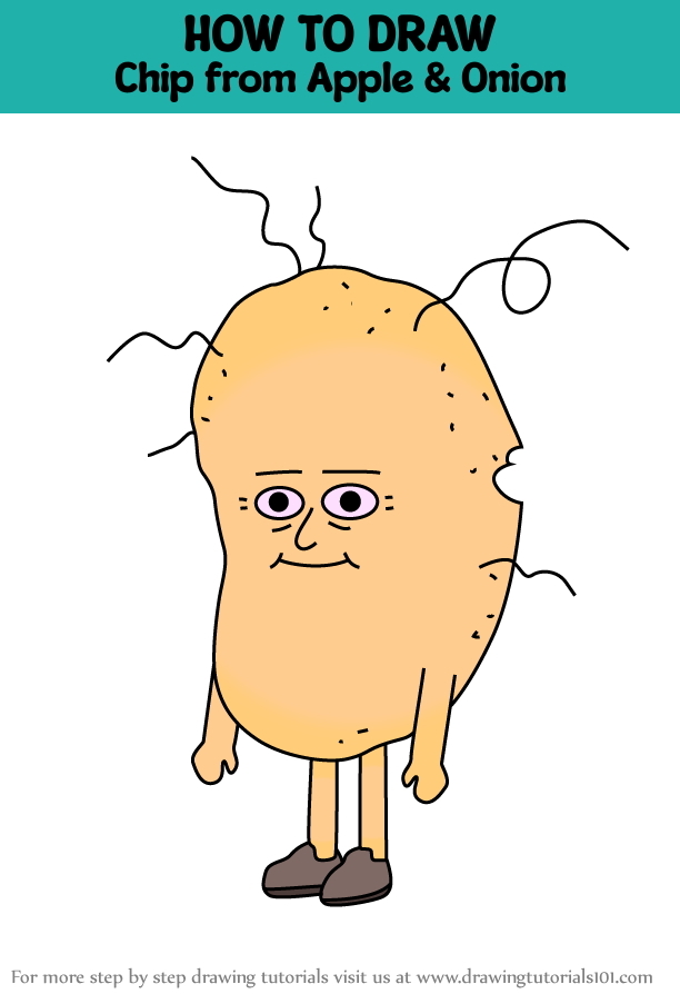 How to Draw Chip from Apple & Onion (Apple & Onion) Step by Step ...