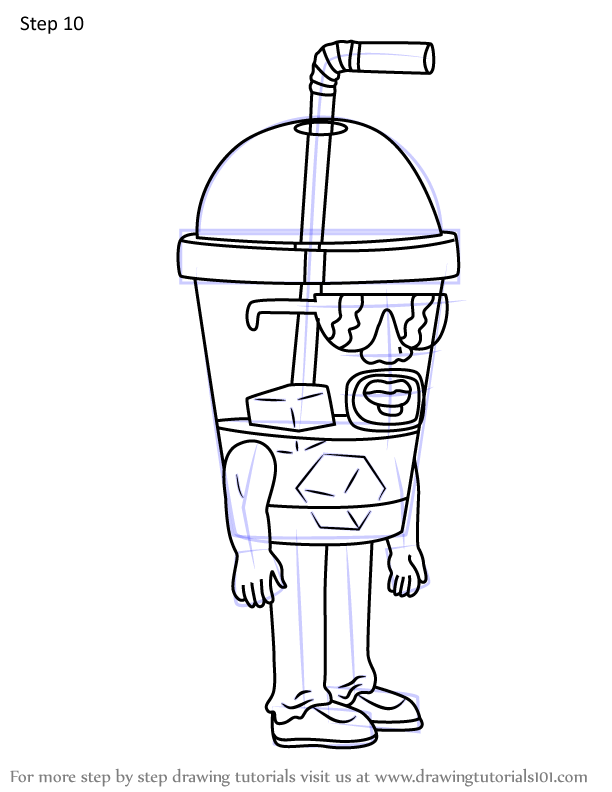 How to Draw Iced Tea from Apple & Onion (Apple & Onion) Step by Step ...