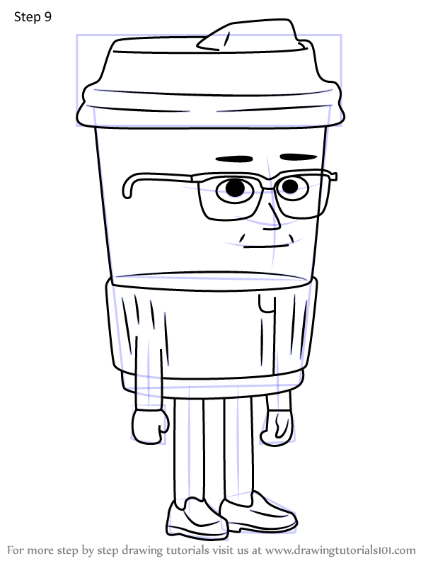 How to Draw Instant Coffee from Apple & Onion (Apple & Onion) Step by ...
