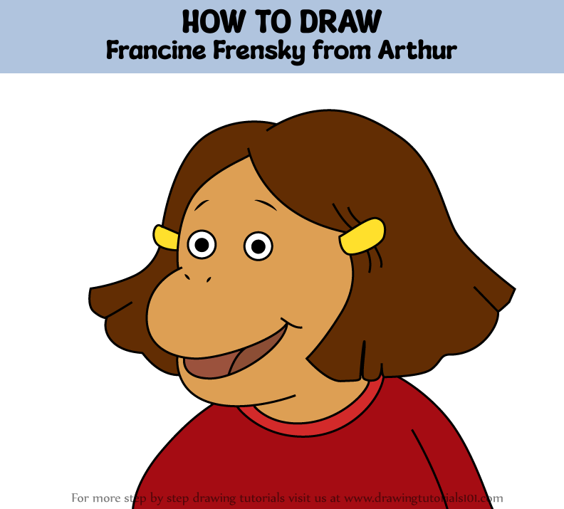 How to Draw Francine Frensky from Arthur (Arthur) Step by Step ...