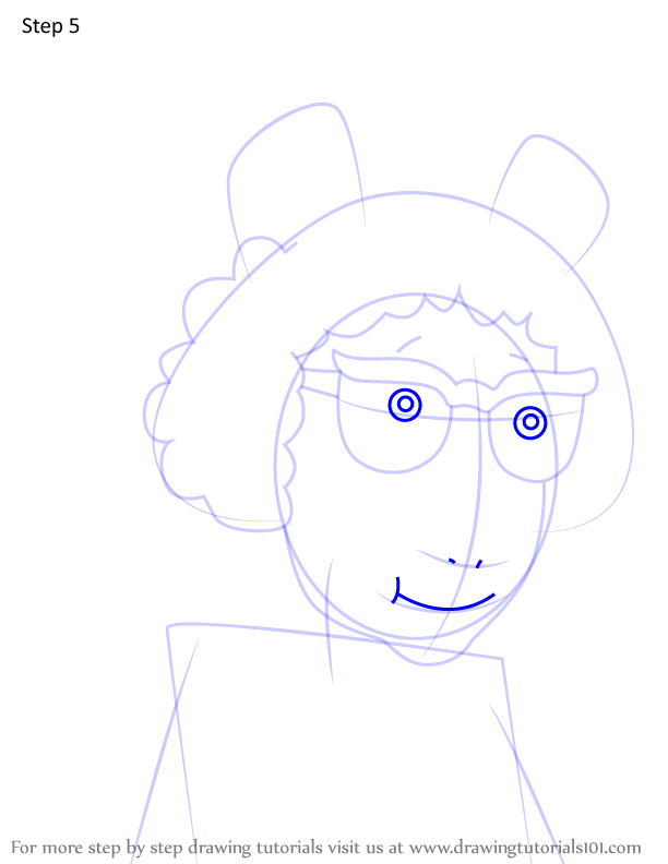 How to Draw Thora Read from Arthur (Arthur) Step by Step ...