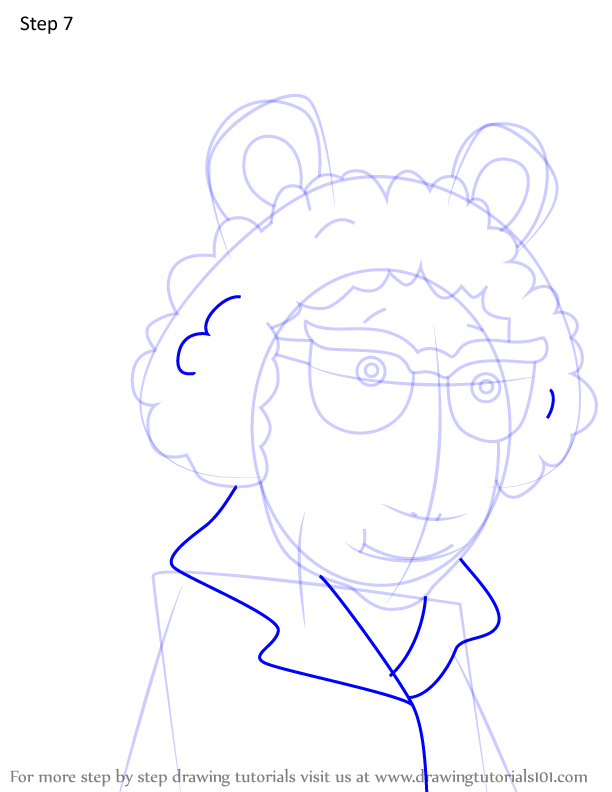 How to Draw Thora Read from Arthur (Arthur) Step by Step ...
